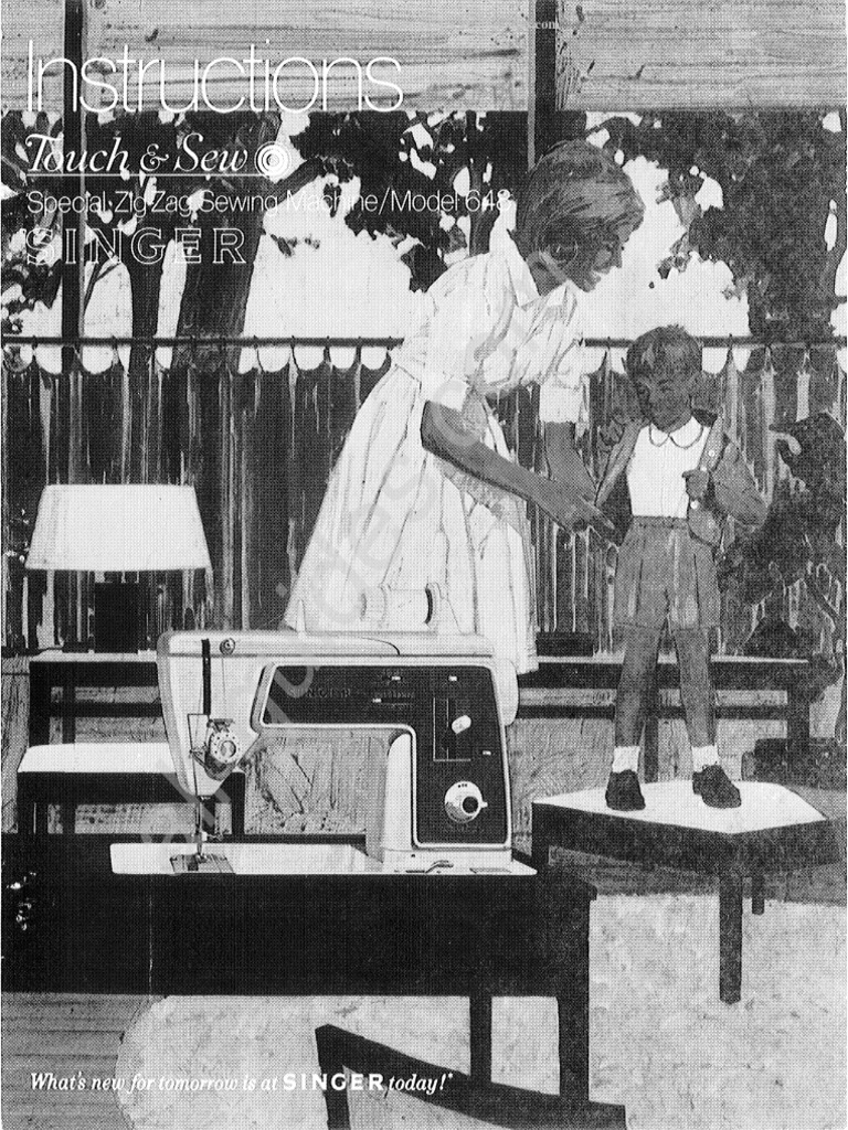 Singer Touch & Sew 648 Sewing Machine Instruction Manual | PDF