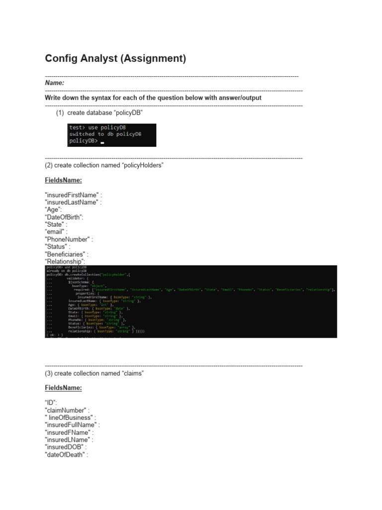 Assignment With Answers | PDF | Json | Information Technology