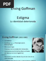 Estigma - La Identidad Deteriorada - de Erving Goffman | PDF | Estigma social | Sicología