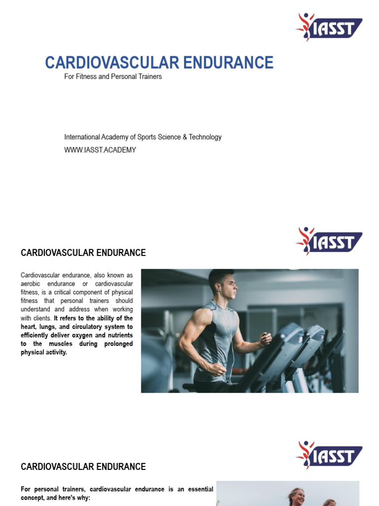 Cardiovascular Endurance | PDF | Physical Fitness | Aerobic Exercise