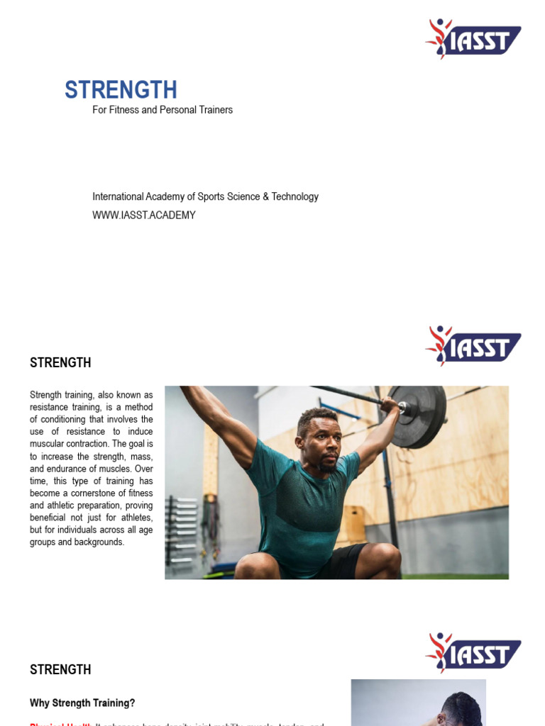 Strength | PDF | Strength Training | Anatomical Terms Of Motion