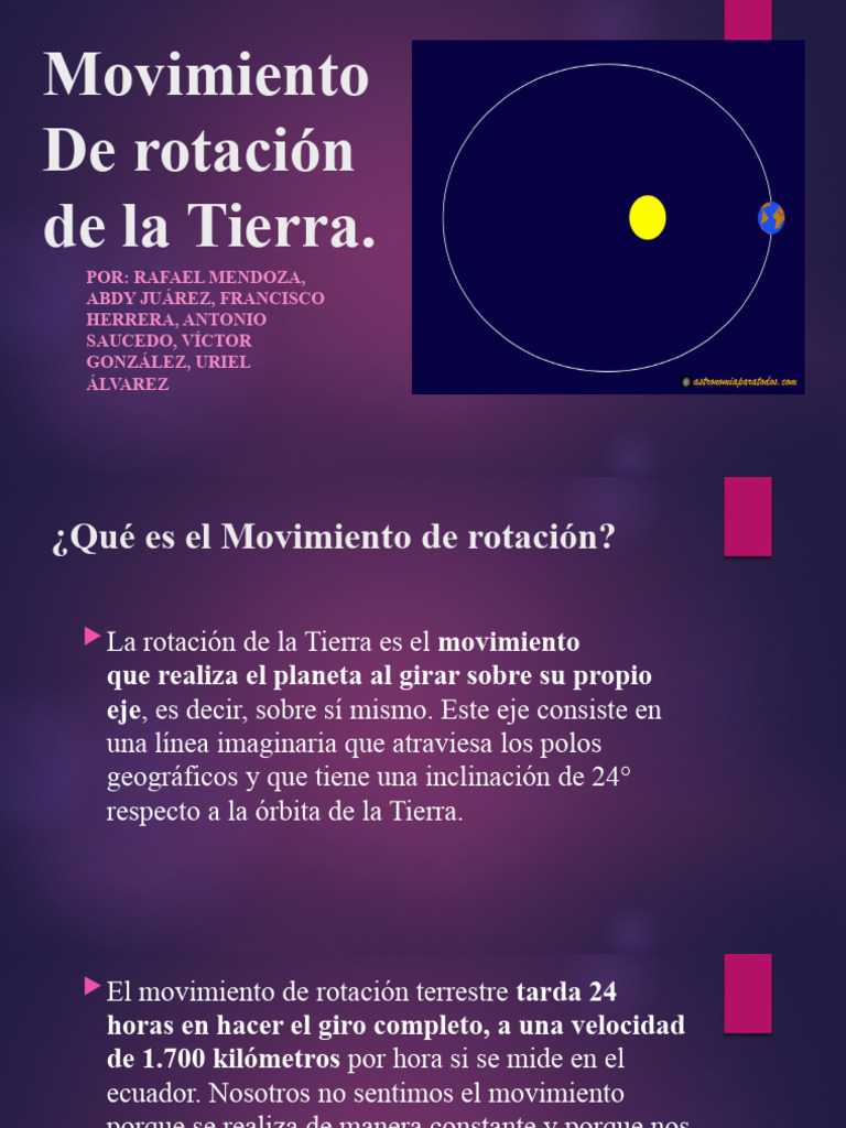 Movimiento de Rotacion de La Tierra 2 | PDF | Tierra | Ecuador
