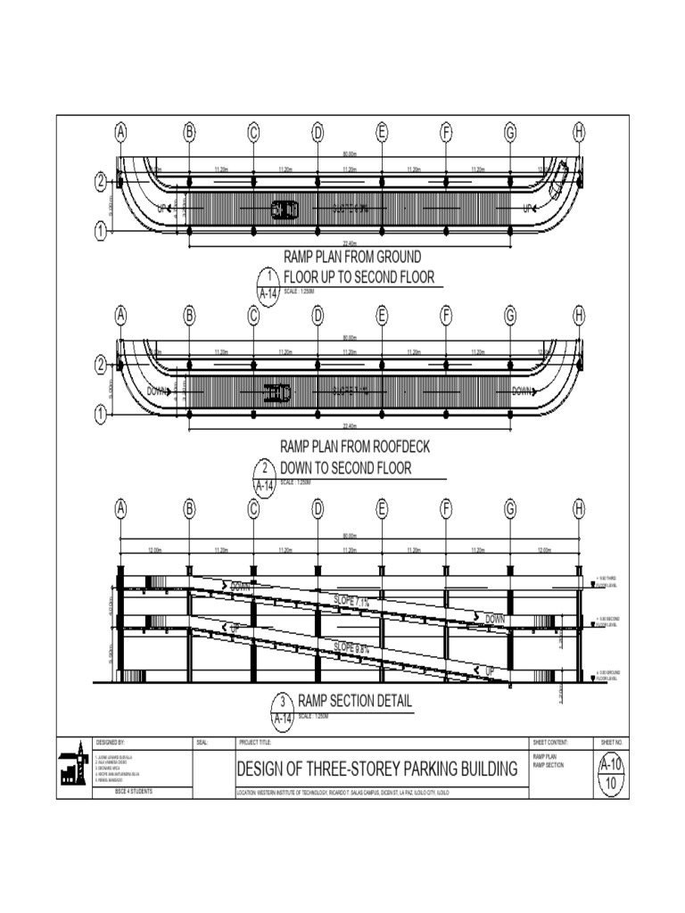 Revised 441 Arki & Struc Plans - April 04-Model5 | PDF