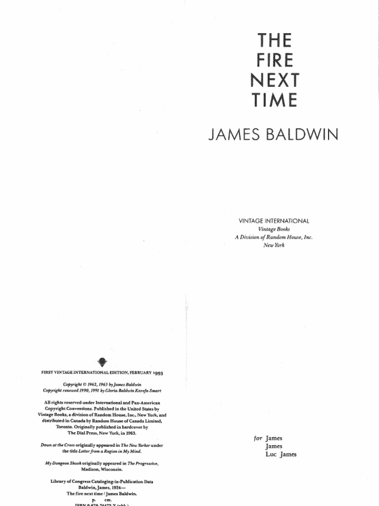 The Fire Next Time | PDF