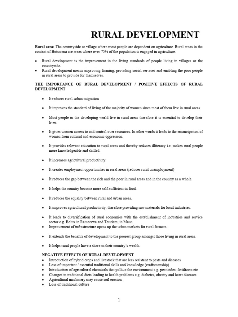 Module 3 Rural Development | PDF | Agriculture | Pastoralism