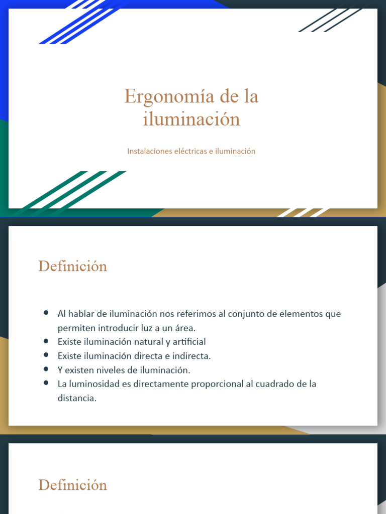 IE 7 Ergonomía de la iluminación | PDF | Color | Encendiendo