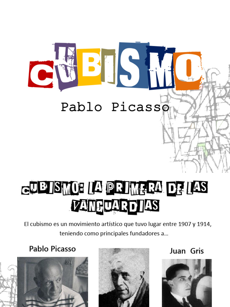 Pablo Picasso Pdf Pablo Picasso Cubismo