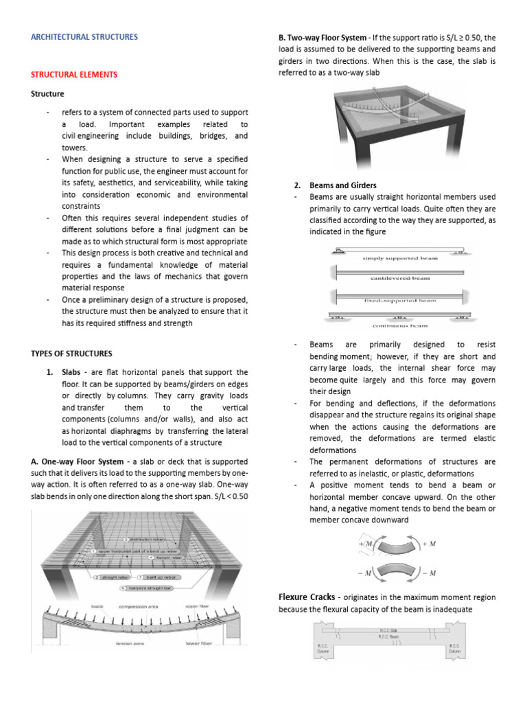 Structures Reviewer | PDF | Beam (Structure) | Bending