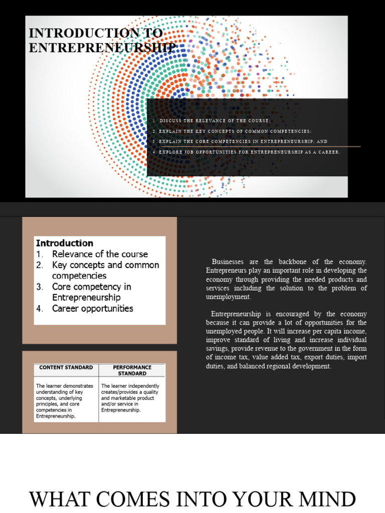 INTRODUCTION-TO-ENTREPRENEURSHIP | PDF | Entrepreneurship | Social ... INTRODUCTION-TO-ENTREPRENEURSHIP | PDF | Entrepreneurship | Social ...