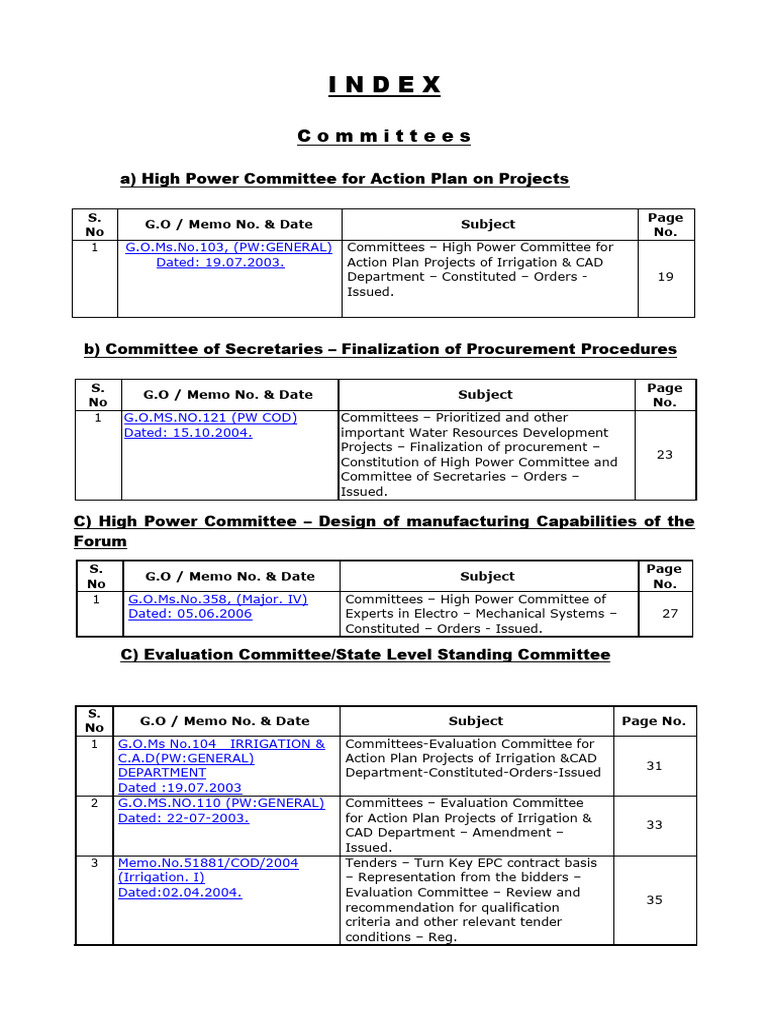EPC GOs | PDF | Groundwater