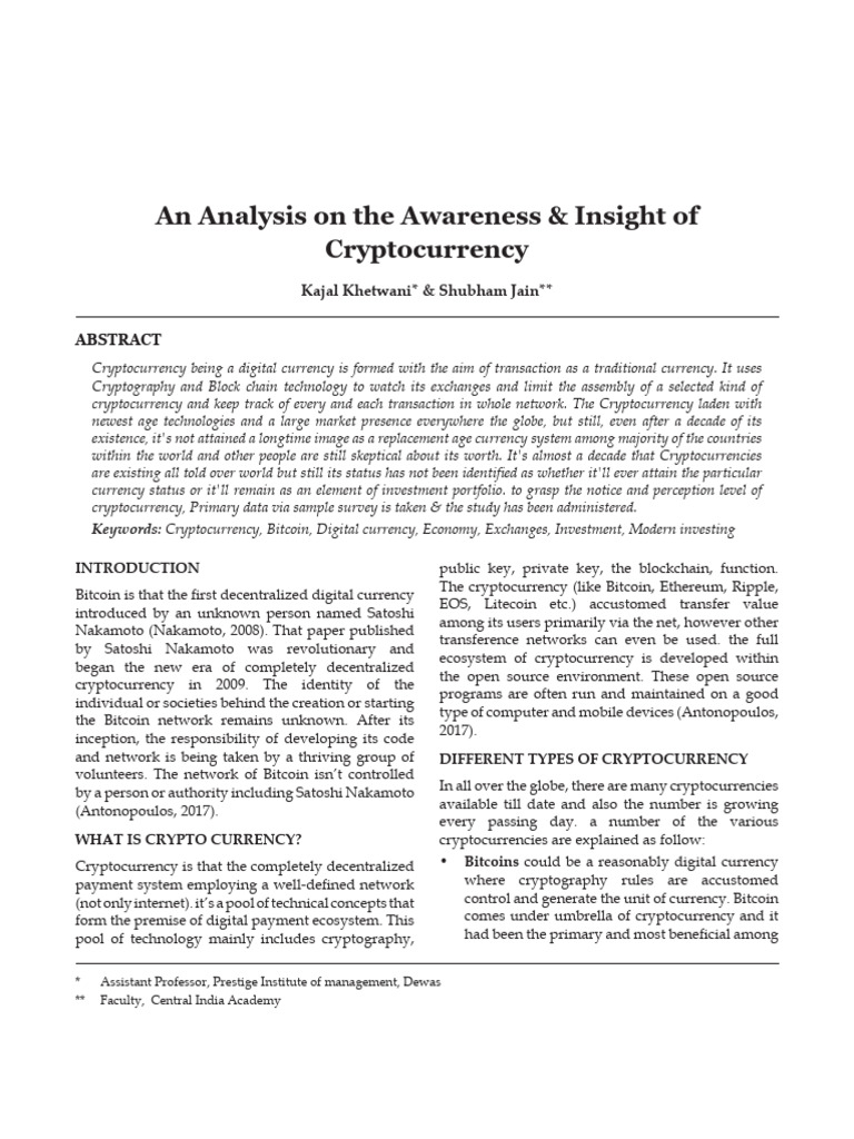 Understanding Cryptocurrency Basics | PDF | Cryptocurrency | Bitcoin