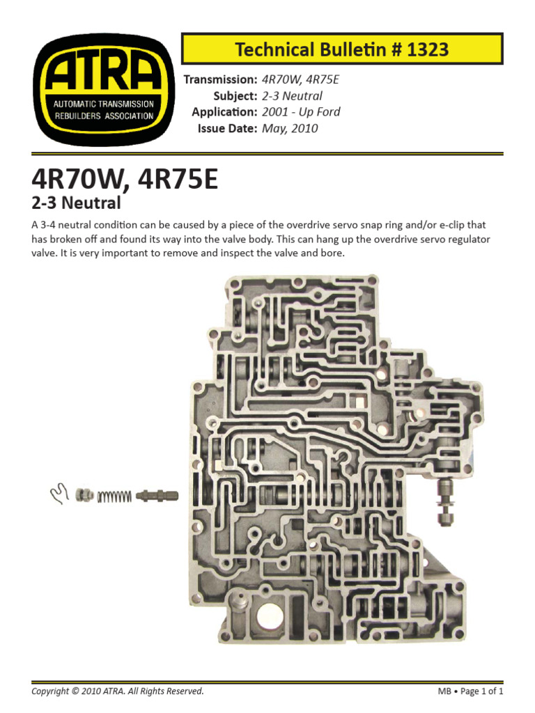 4R70W - R75e | PDF