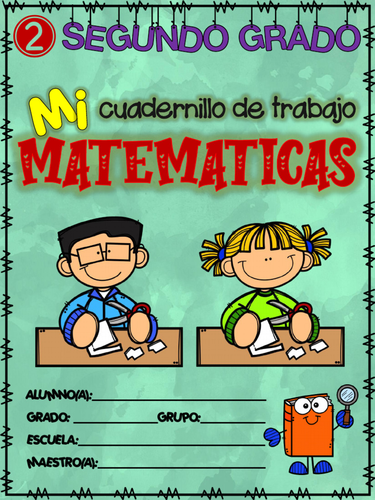 Cuadernillo de Matemáticas 2° Grado | PDF | Matemática Elemental ...