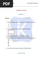 Grade 7 Maths Test Paper Integers | PDF | Integer | Numbers