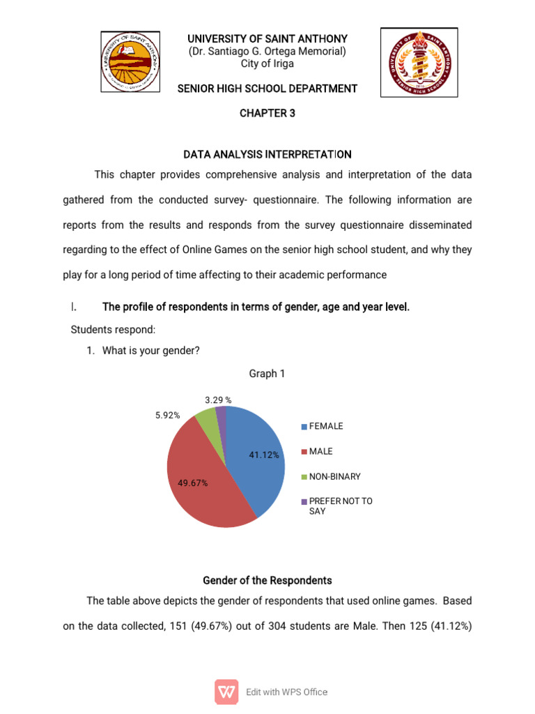 Chapter 3 Table | PDF | Survey Methodology | Learning