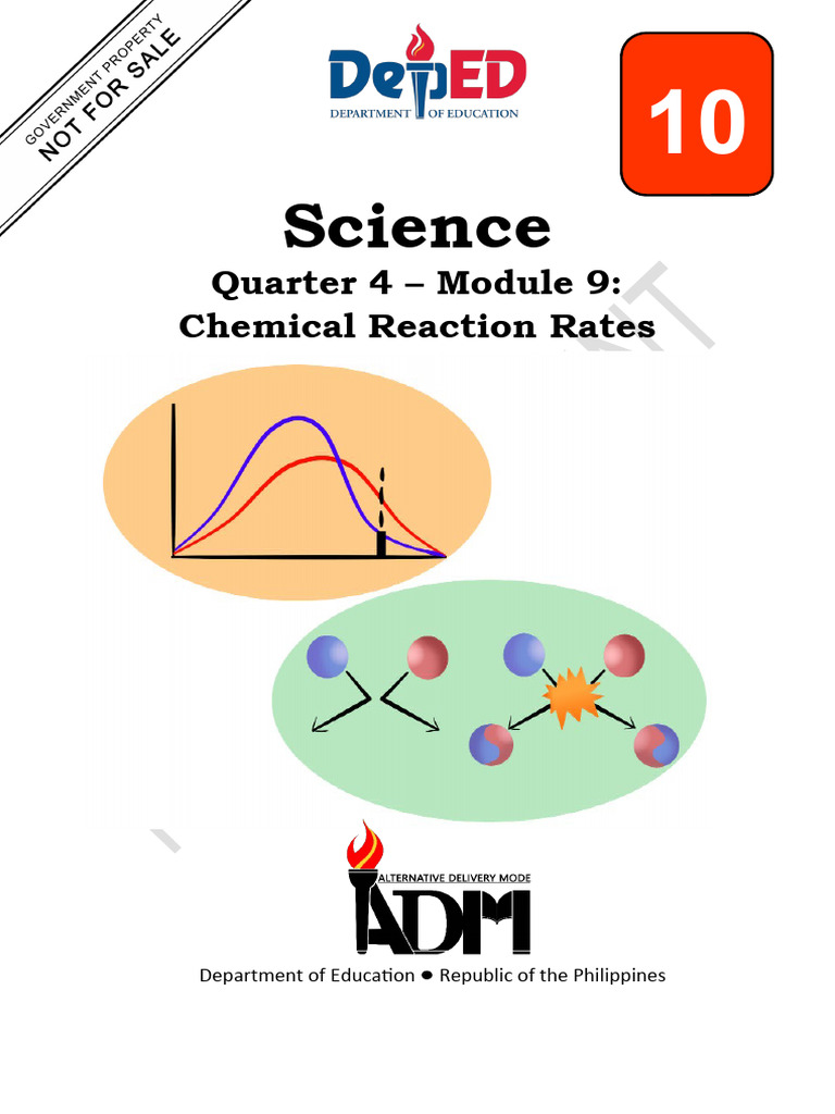 Science10 q4 Mod9 Chemicalreactionrates v5 | PDF | Reaction Rate ...