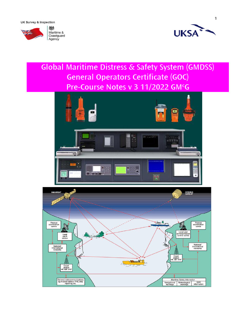 GMDSS General Operators Certificate Guide | PDF | Electronics ...