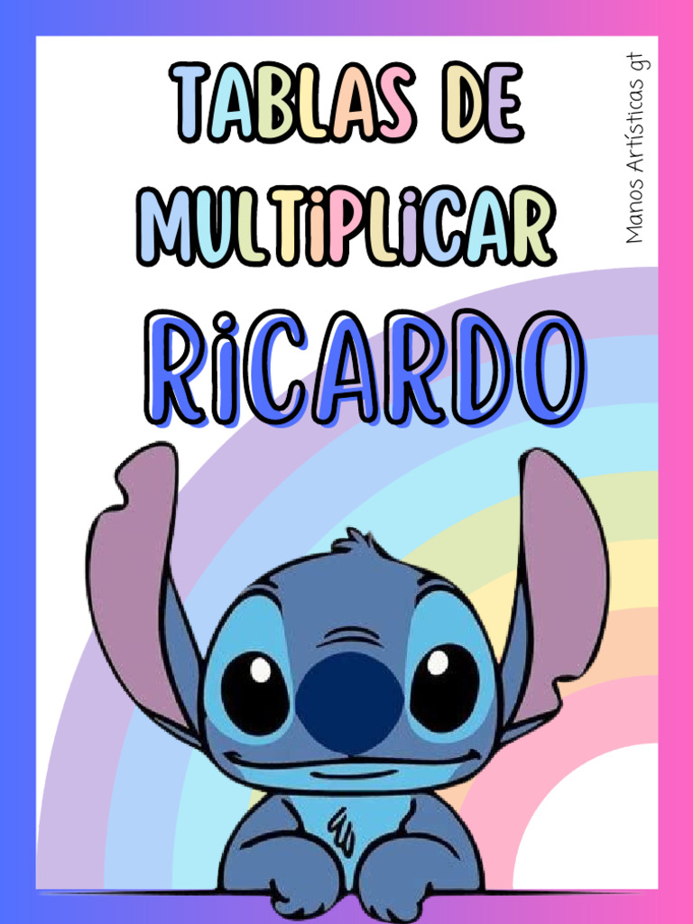 Tablas de Multiplicar para Niños | PDF