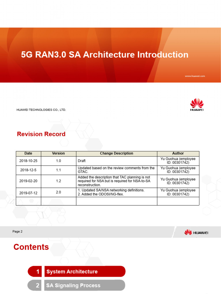 5G RAN3.0 SA Architecture Guide | PDF | Quality Of Service | Computing