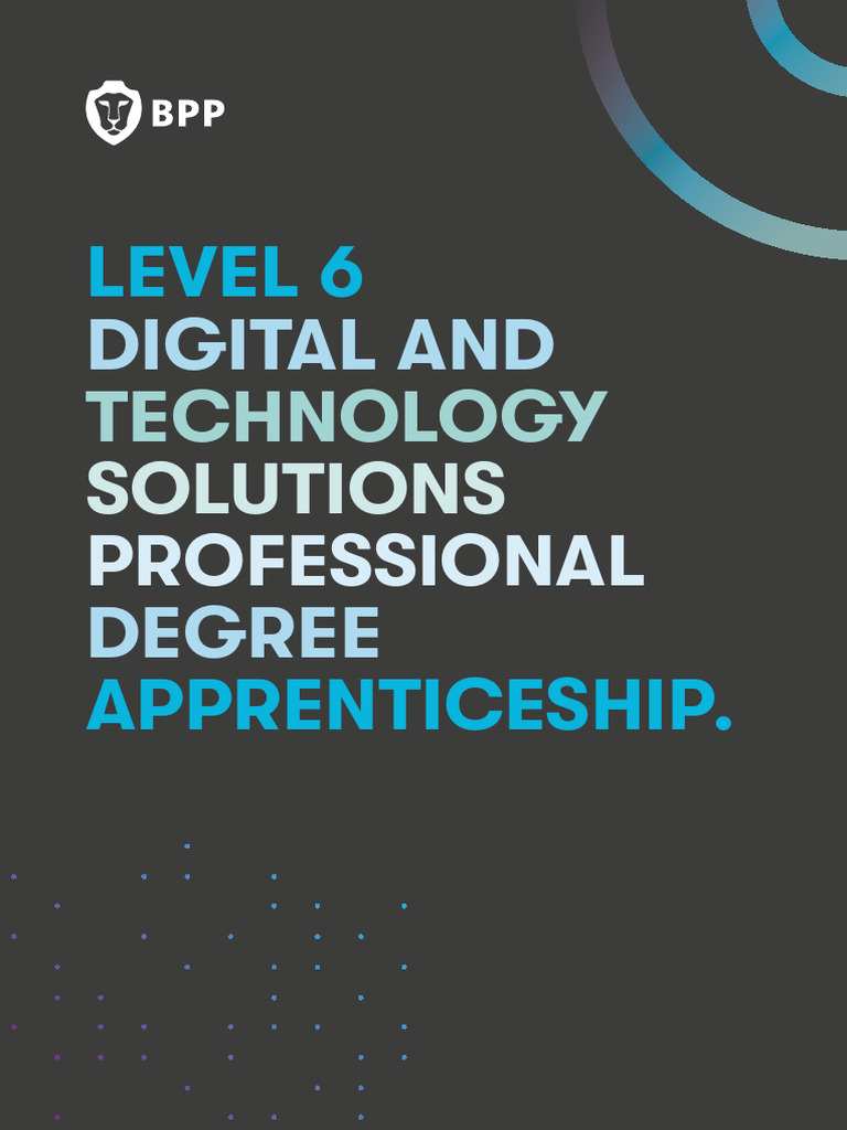 Level 6 Digital Technology Solutions Degree | PDF | Apprenticeship ...
