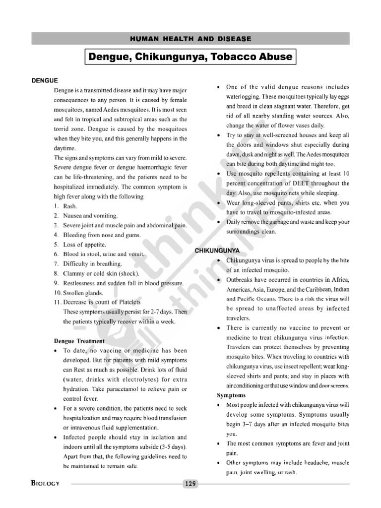 4 - Human Health and Disease | PDF