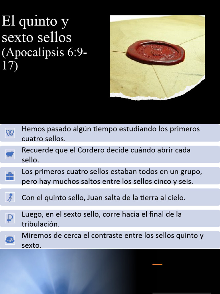 14-El 5to y 6to Sellos | PDF | Jesús | Contenido bíblico