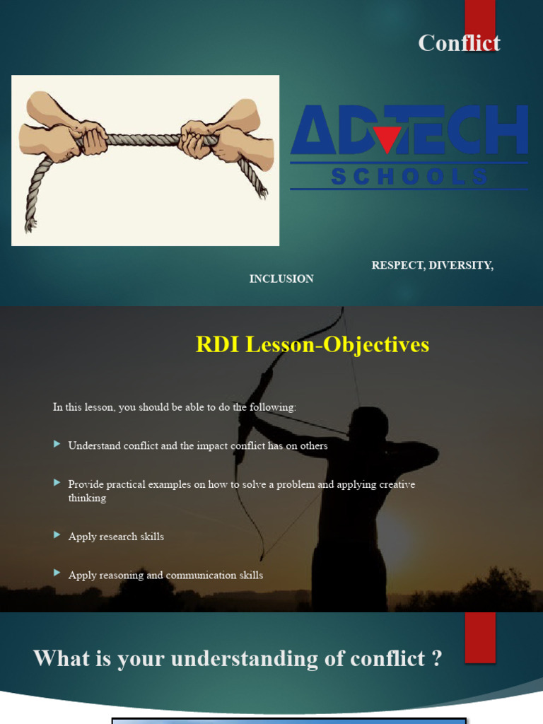 RDI - Conflict - College - Final Version | PDF | Conflict Resolution ...
