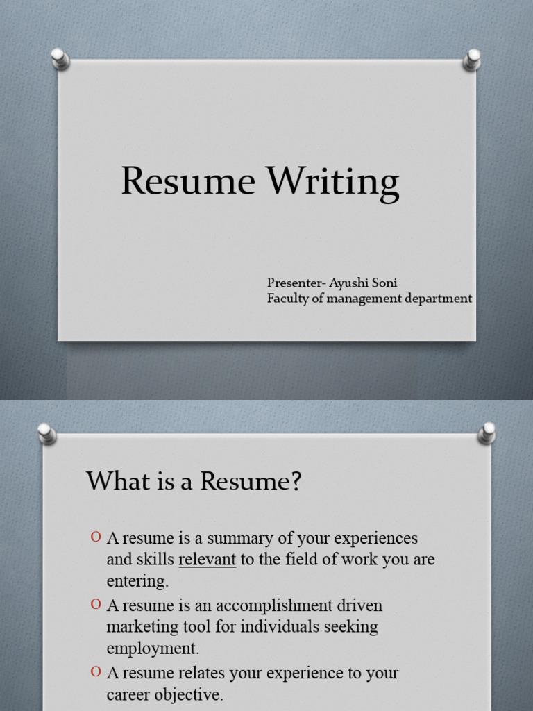 Resume Writing | Download Free PDF | Résumé