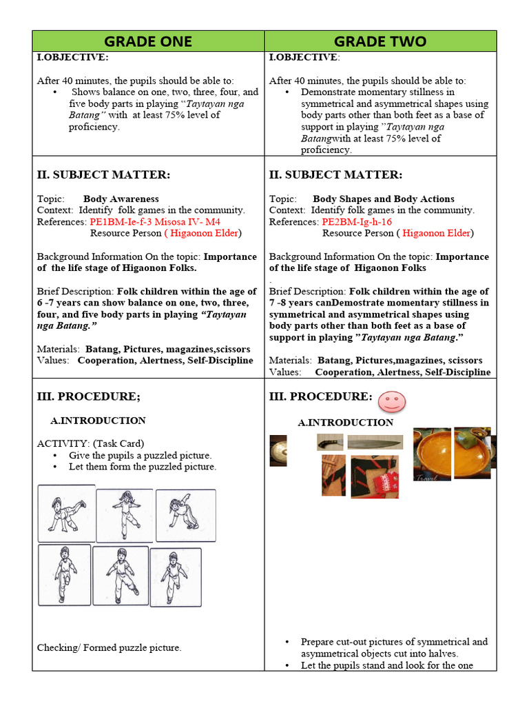 Multigrade Lesson Plans | PDF