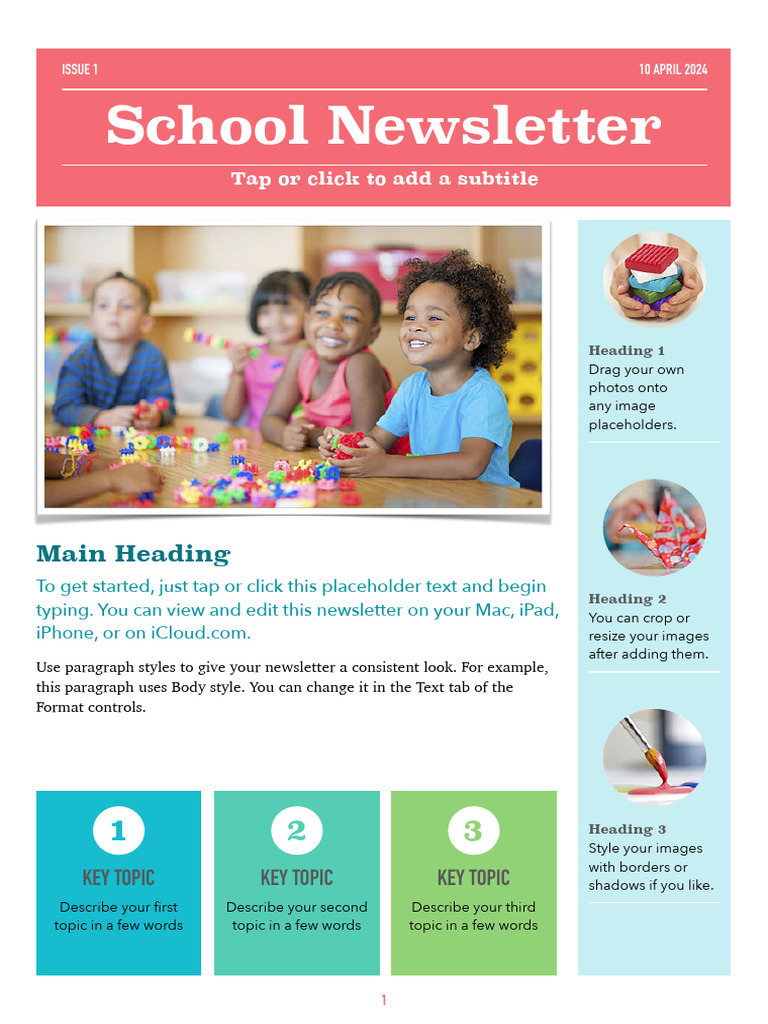 Schoolnews 1 B | PDF | Page Layout | Computing