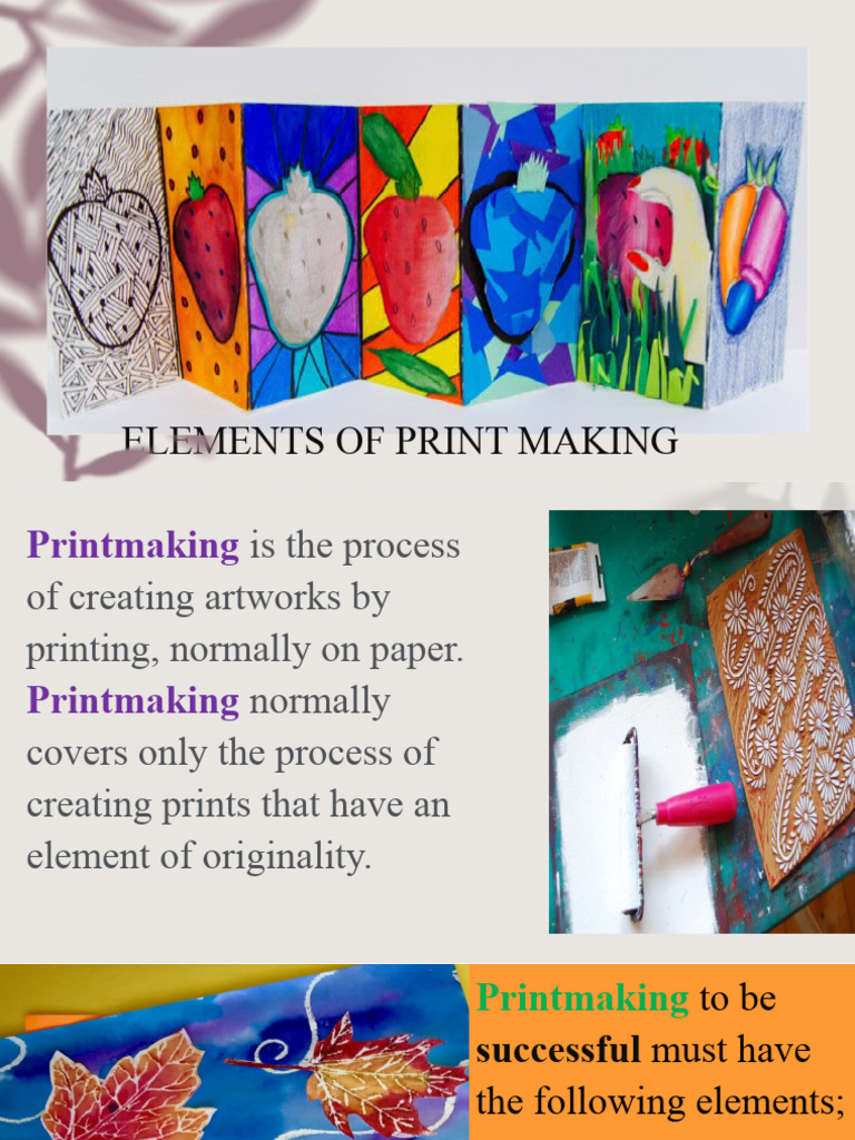 Elments of Print Making | PDF | Shape | Dimension