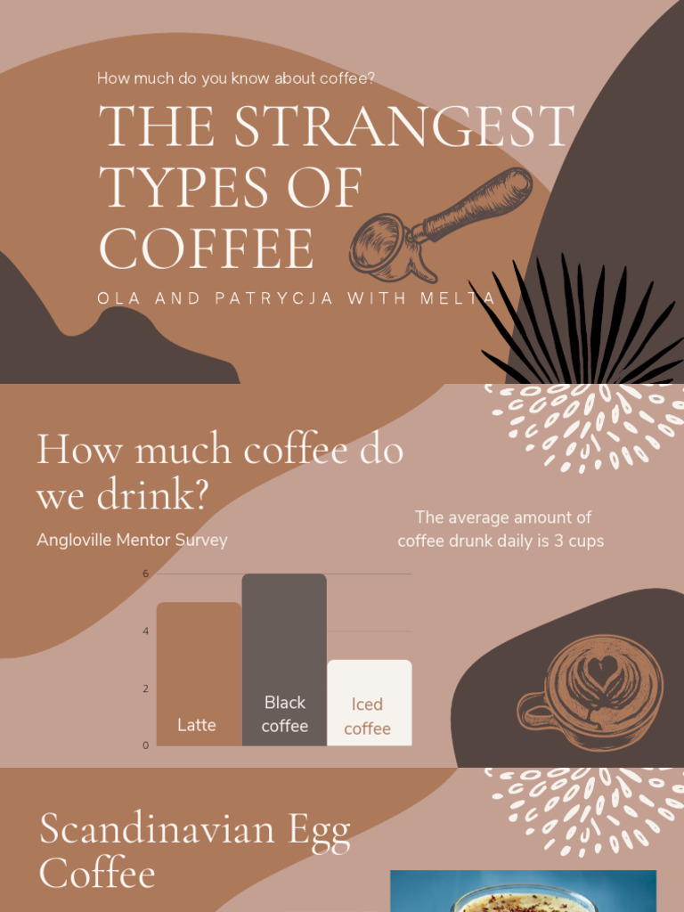 Types of Coffee Presentation | PDF