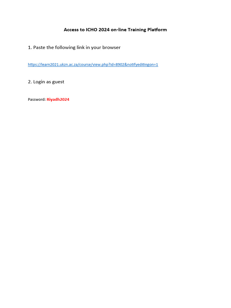 WEb Page For ICHO | PDF