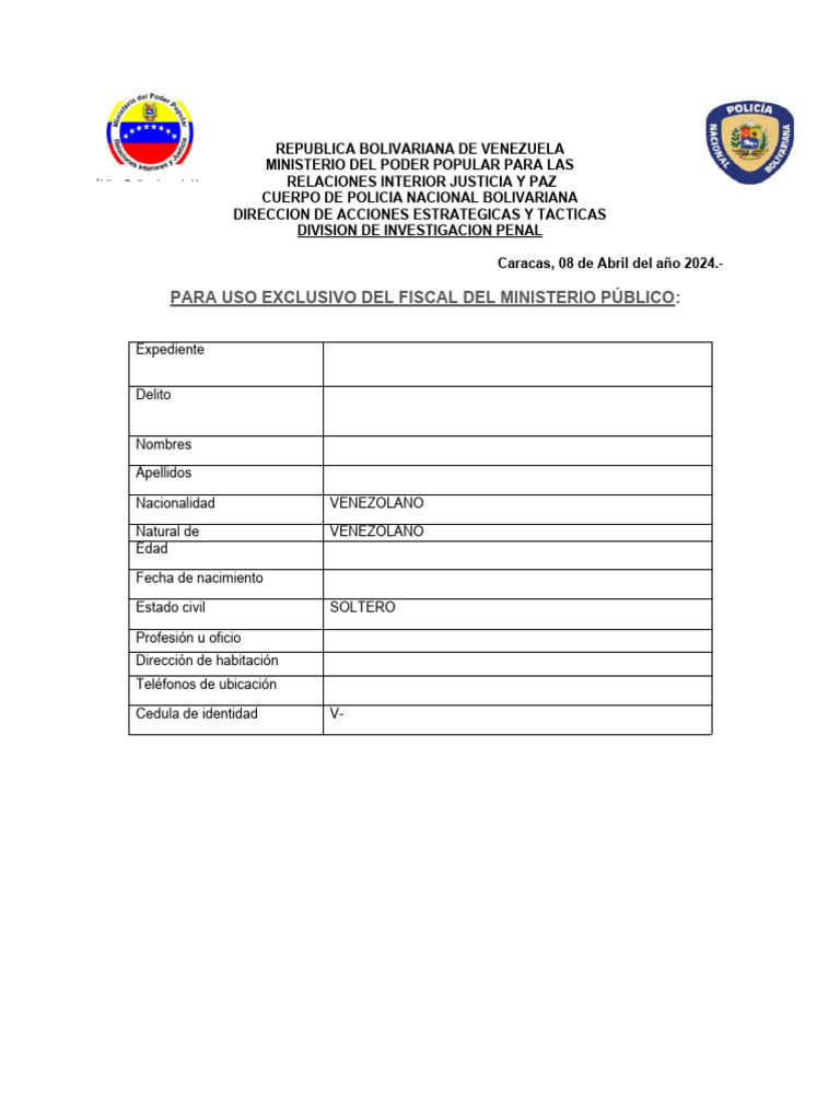 Uso Exclusivo y Narracion Breve Denuncia | PDF | Venezuela | Gobierno