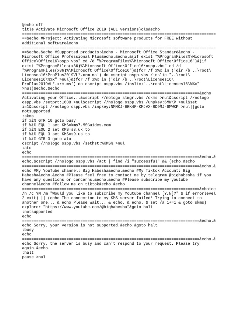 Microsoft Word Activator | PDF | Operating System Families | Computing ...