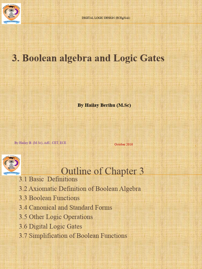 Boolean Algebra and Logic Gates | Download Free PDF | Boolean Algebra ...