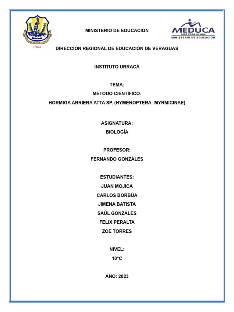 Arrieras Word | PDF | Hormiga