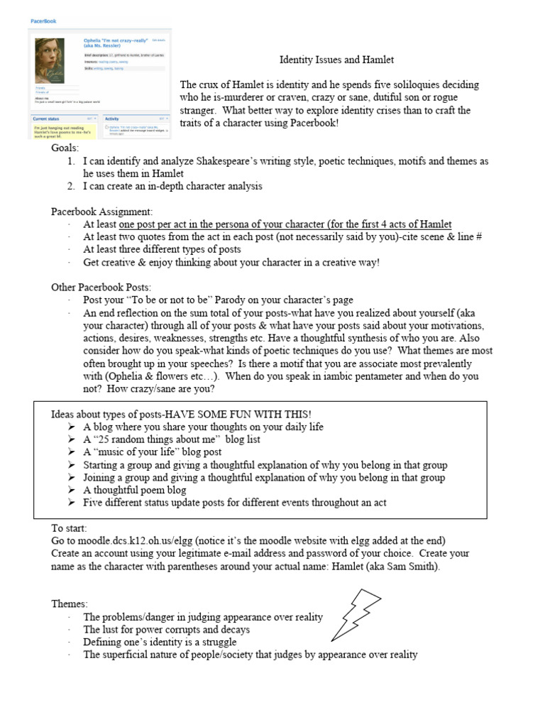 Hamlet Student As N MT Social Network | PDF | Hamlet