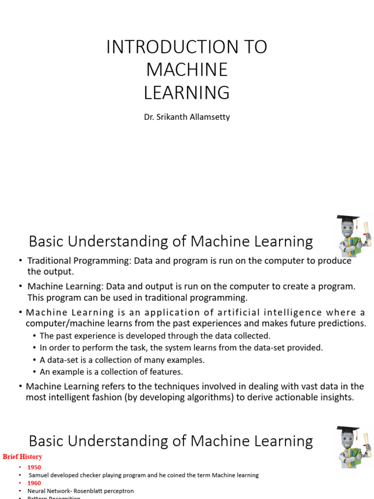 Ml Full Slides Srikanth Allamshatty Pdf Regression Analysis