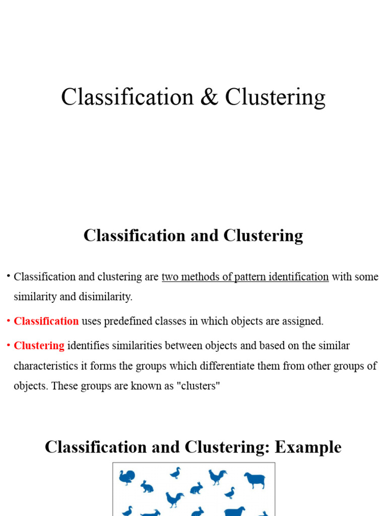 Chapter V Classification And Clustering Pdf Support Vector Machine
