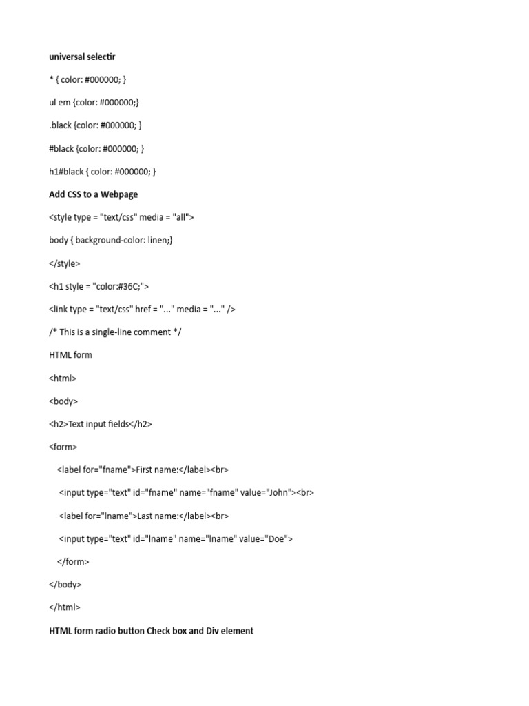 Css lab | PDF | Html | Cyberspace
