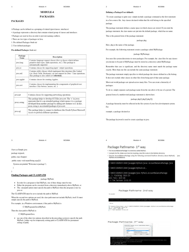 Java M4 | PDF | Class (Computer Programming) | Inheritance (Object Oriented Programming)