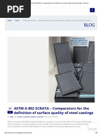 ASTM A 802 - Steel Casting, Surface Acceptance Standards, Visual ...