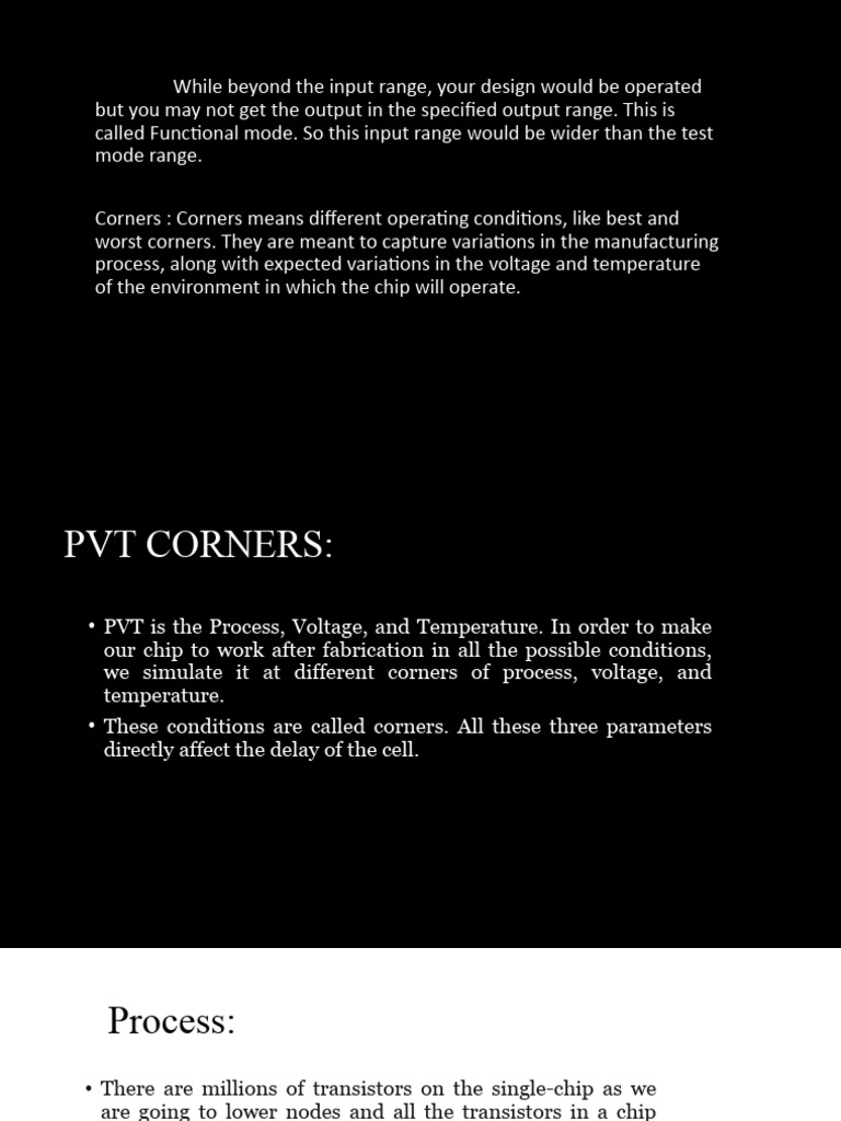 PVT Corners | PDF | Integrated Circuit | Semiconductor Device Fabrication