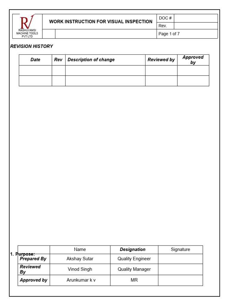 WI For Visual Inspection | PDF | Corrosion | Industrial Processes