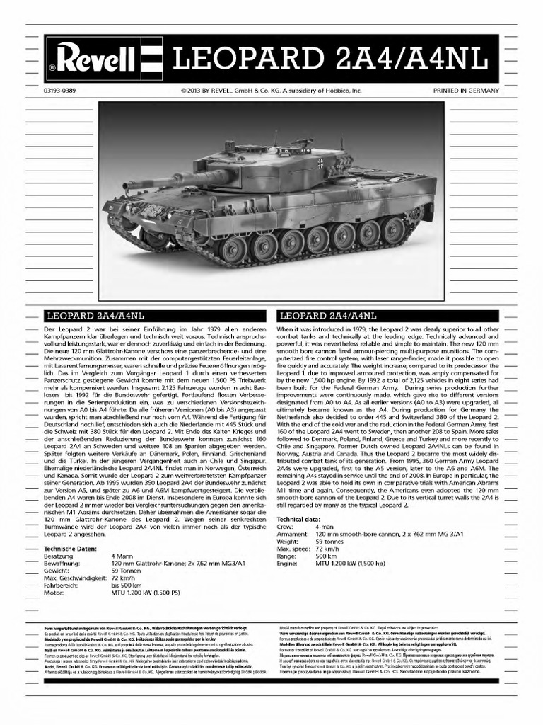 Leopard 2A4 | PDF