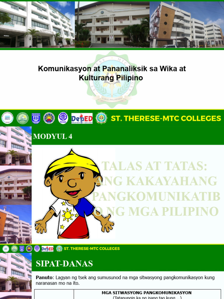 FIL 011 - Modyul 4 | PDF