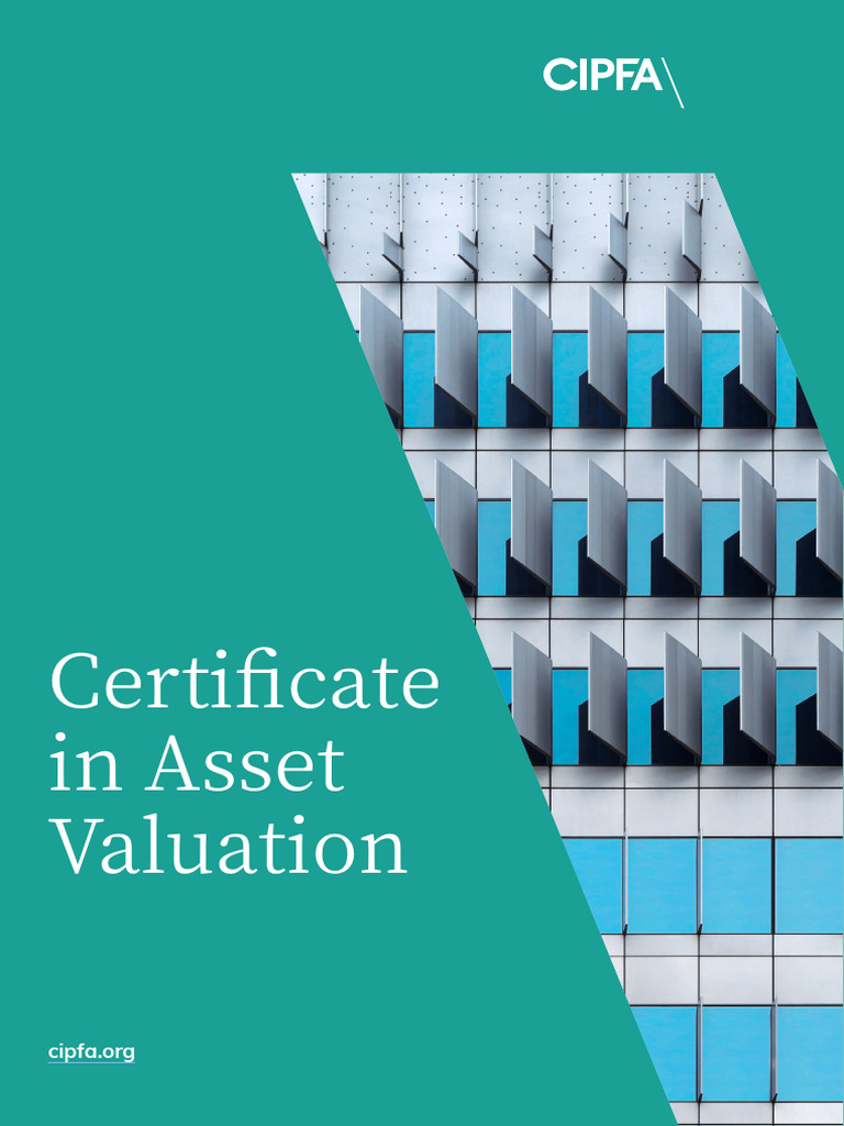 CIPFA Certificate in Asset Valuation Brochure | PDF | Valuation ...