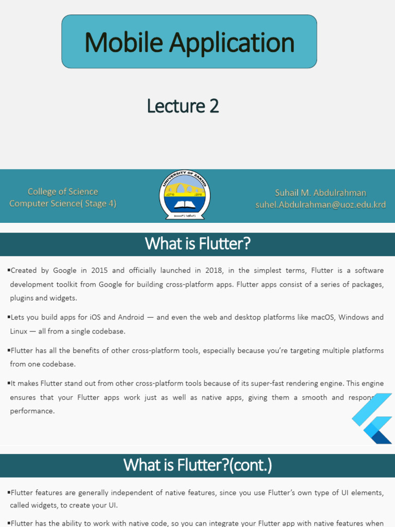 Lec 2 | PDF | Cross Platform Software | Application Software