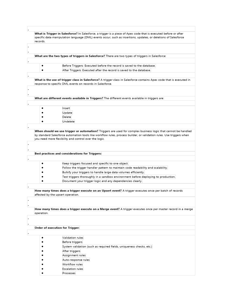 Trigger Interview Question Answer Pdf Databases Systems Engineering 8907